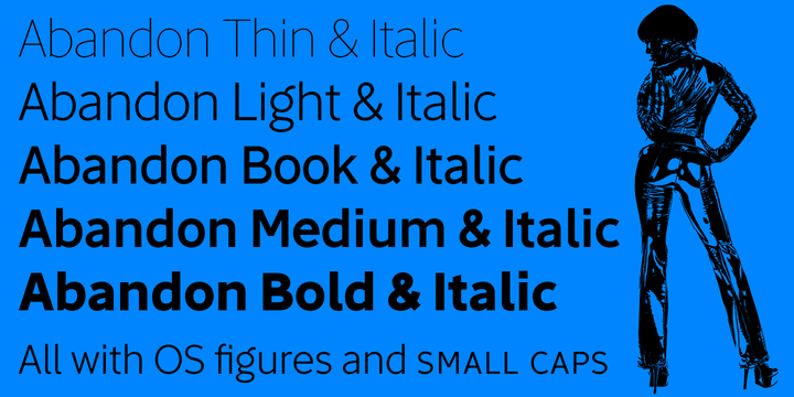 Abandon Font Family - Free Font