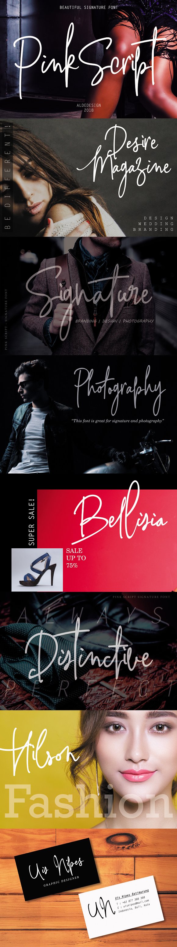 Pink Script - Signature Font - Free Font