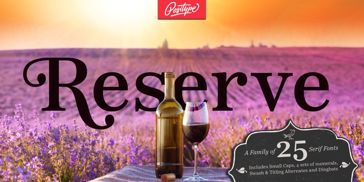 Reserve Font Family - Free Font
