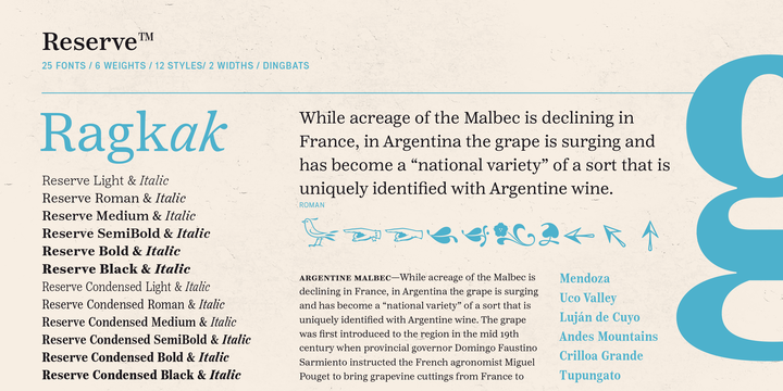 Reserve Font Family - Free Font