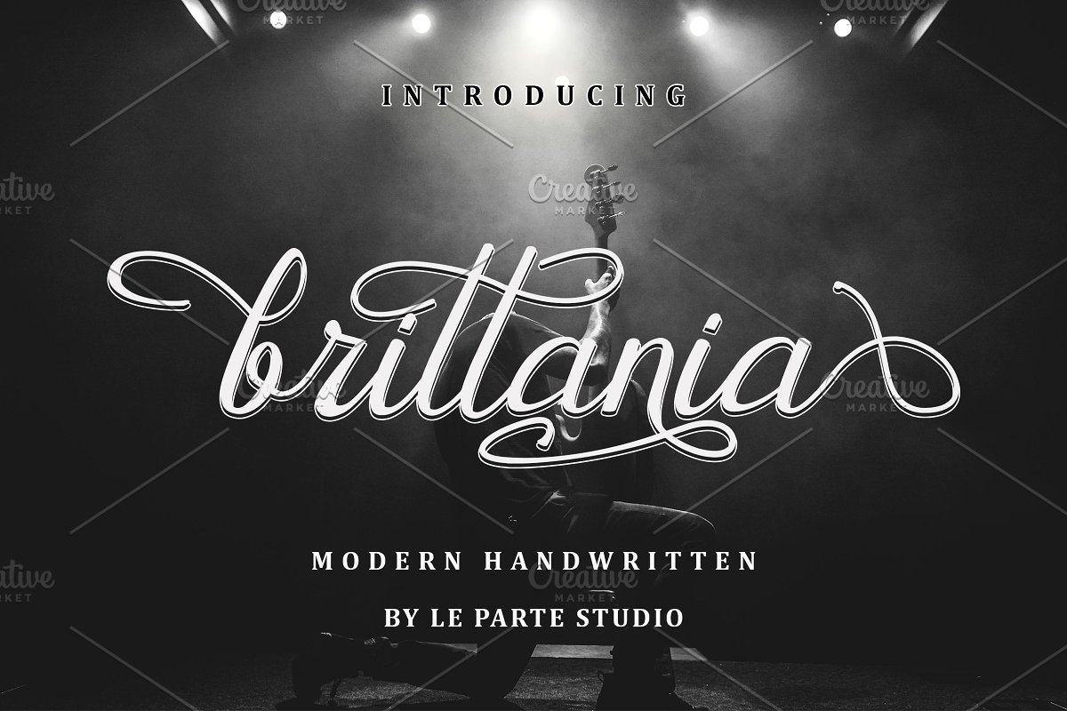 Brittania Modern Handwritten - Free Font