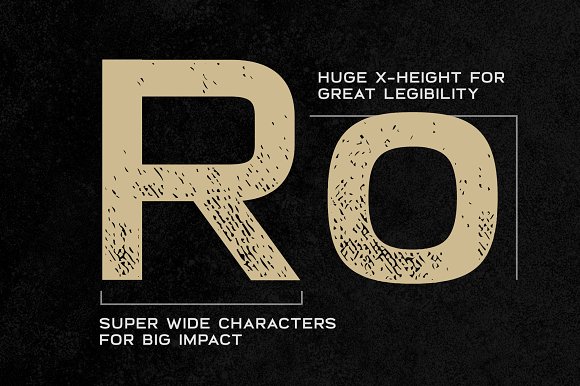 Broadwell Bold Distressed Font - Free Font