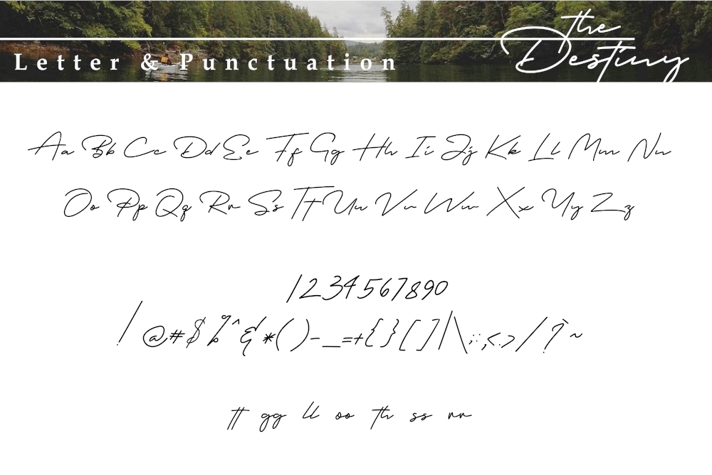 Destiny Script Font - Free Font