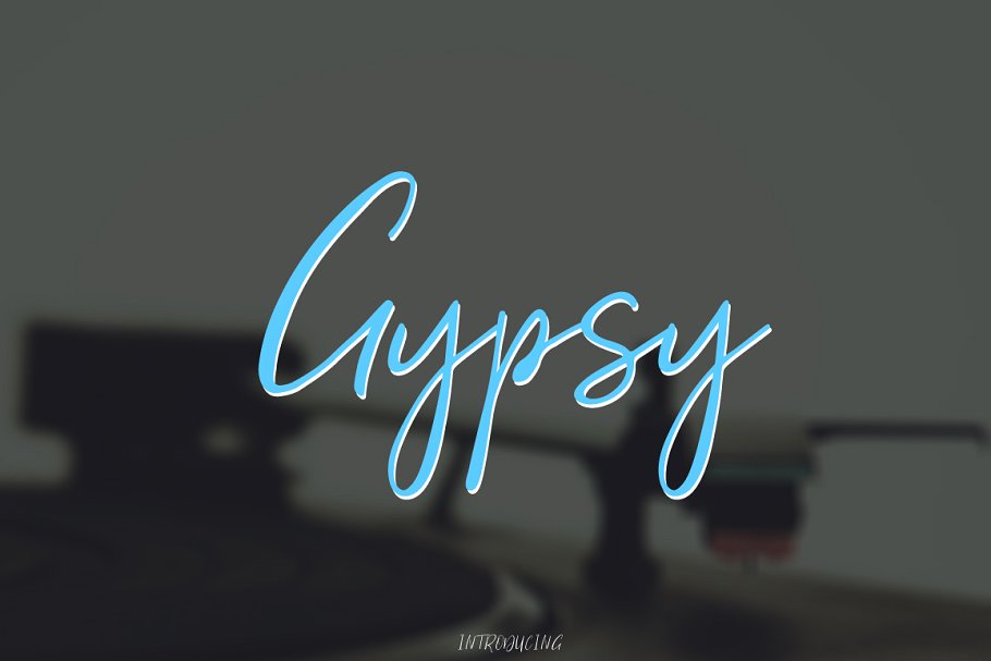 Gypsy Script Font - Free Font