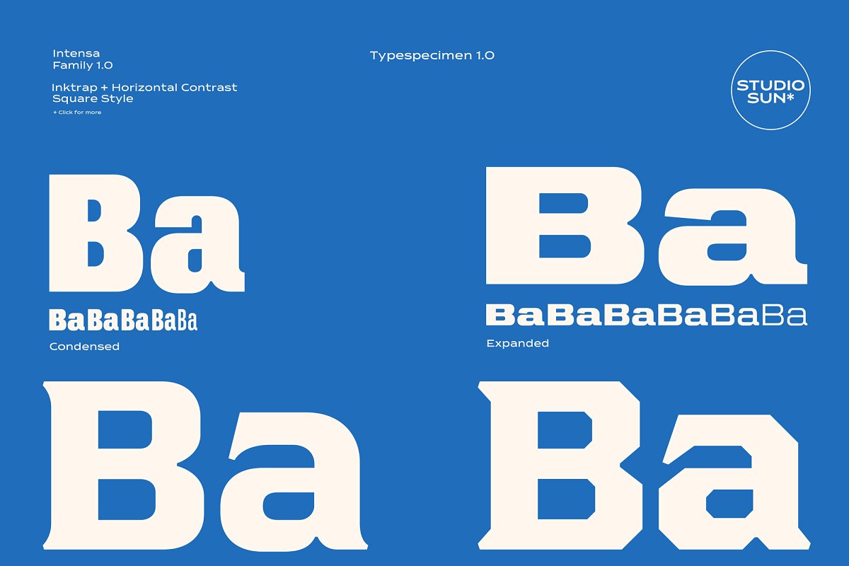 Intensa - Font Family - Free Font
