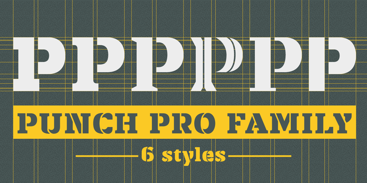 Punch Pro Font Family - Free Font