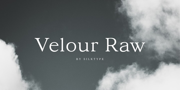 Velour Raw Font Family - Free Font