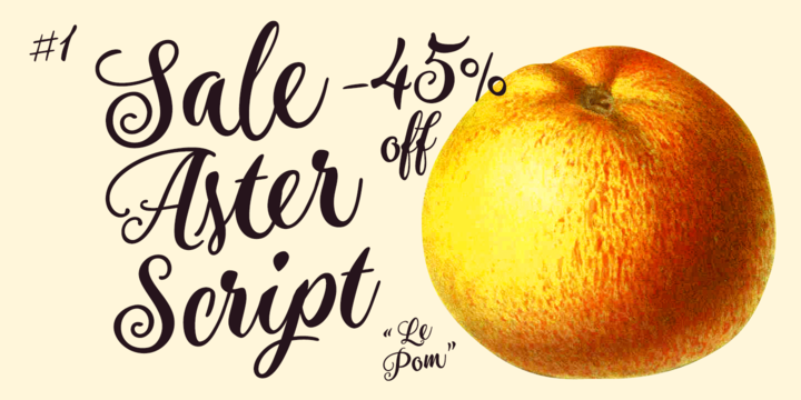 Aster Script Font - Free Font