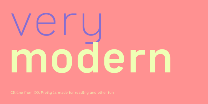 Citrine Font Family - Free Font