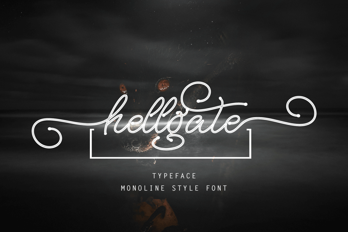 hellgateScript Font - Free Font