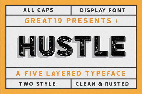 HUSTLE Font - Free Font