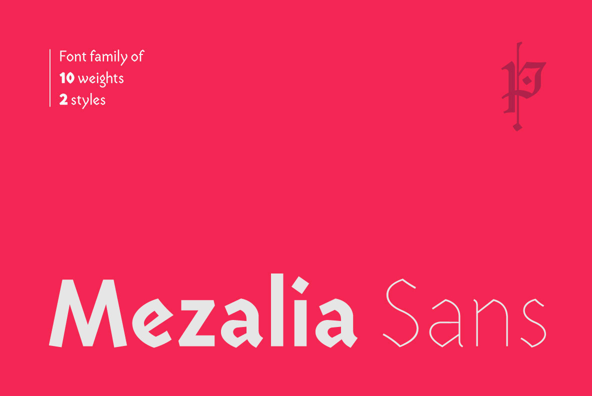 Mezalia Sans Font Family - Free Font