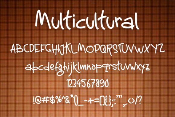 Multicultural Font - Free Font