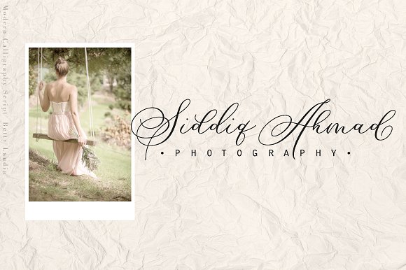 Betty Laudia | Modern Calligraphy - Free Font