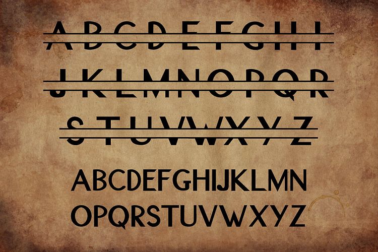 Original Split Font - Free Font