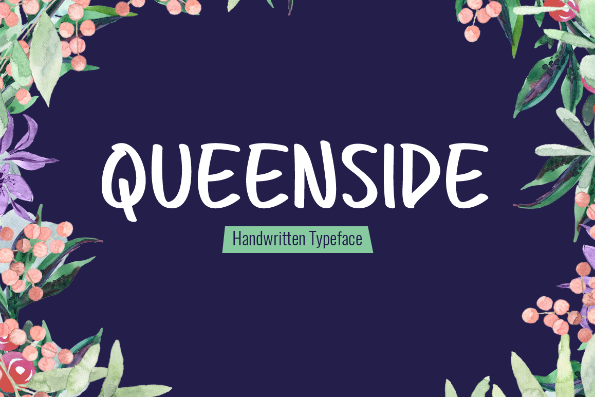 Queenside Regular Font - Free Font