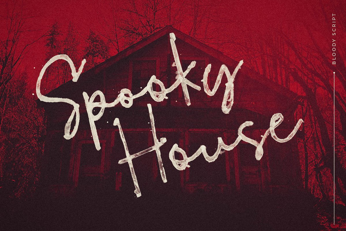 Bloody Script SVG Font - Free Font