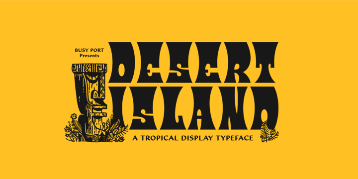 Desert Island Font - Free Font