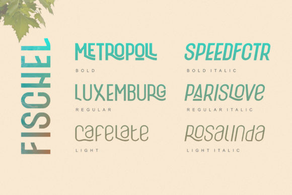 Fischel Family Font - Free Font