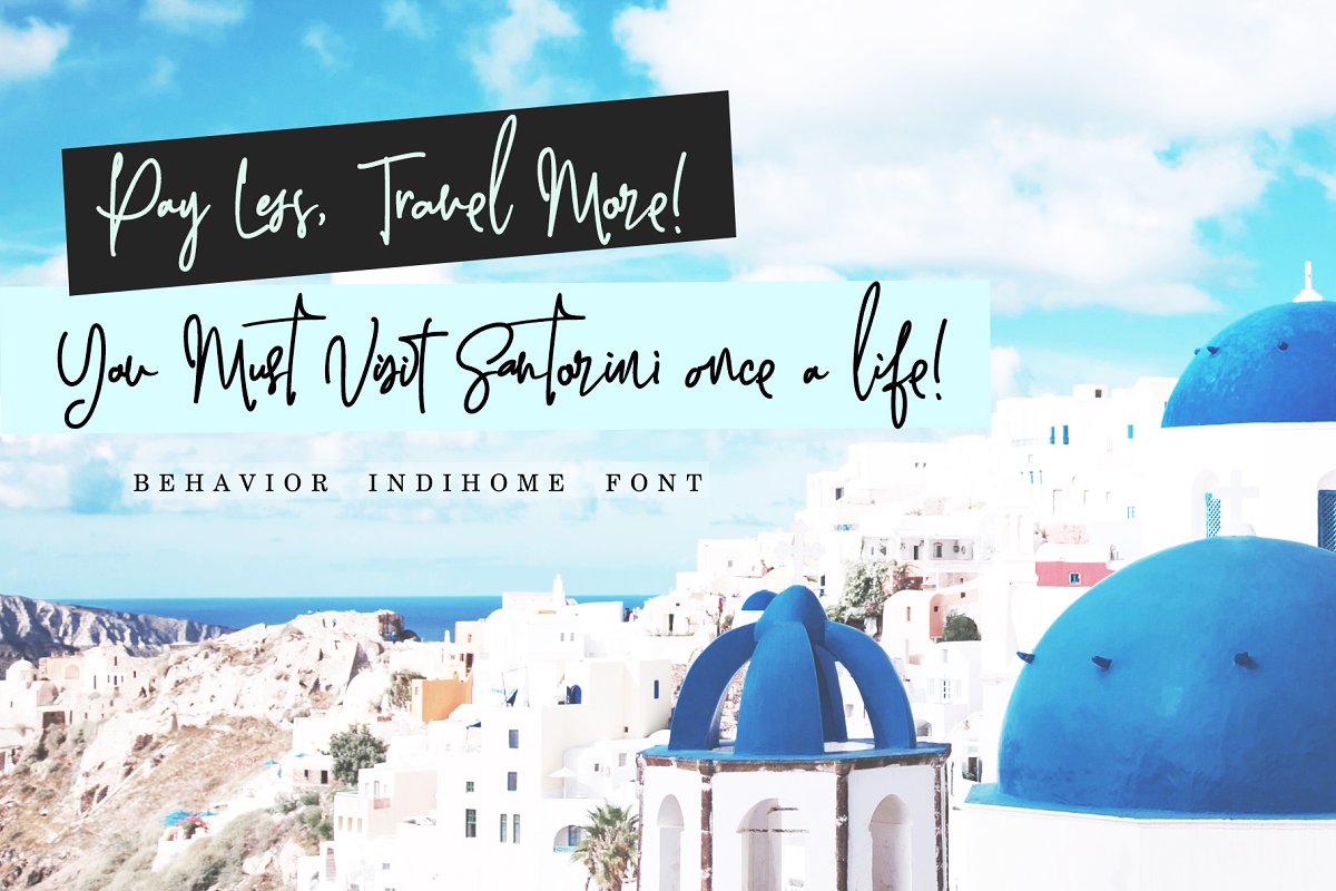 Behavior Indihome Signature Font - Free Font