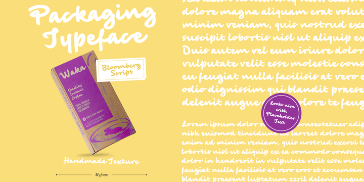 Bloomberg Script Font - Free Font