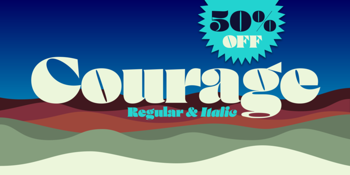 Courage Font Family - Free Font