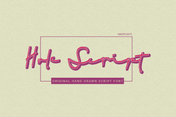 Hole Script Font - Free Font