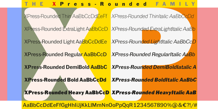 Rounded Font Family - Free Font