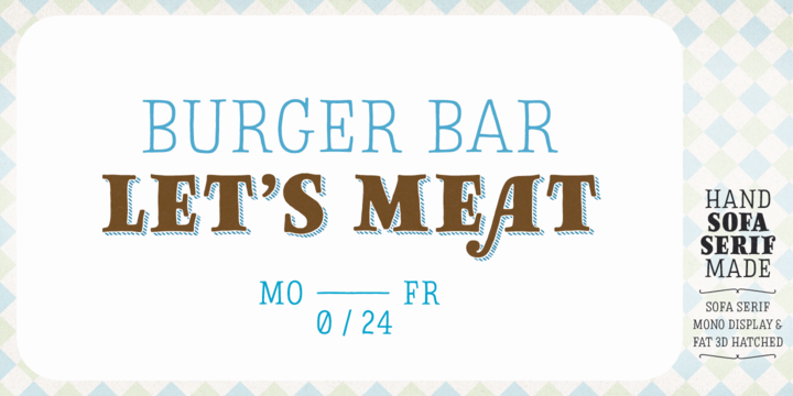 Sofa Serif Hand Font Family - Free Font