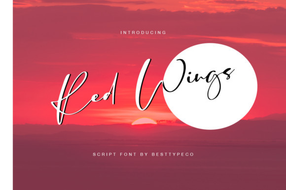 Red Wings Font - Free Font