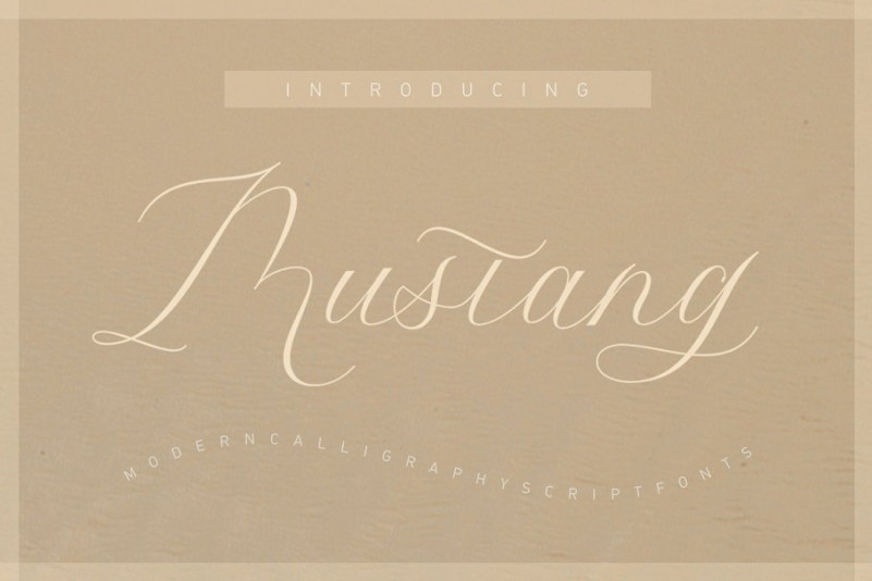Mustang Script Font - Free Font