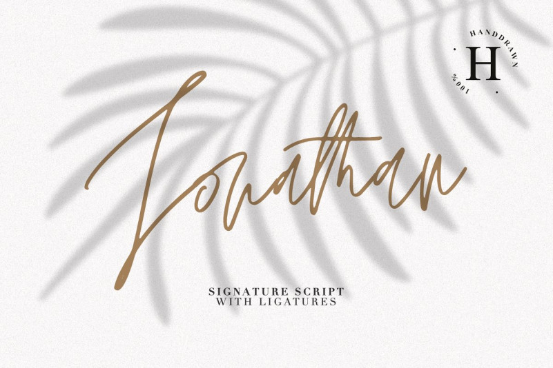 JONATHAN SIGNATURE FONT - Free Font