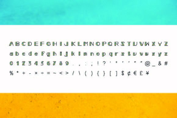 Barlin Colored Font - Free Font