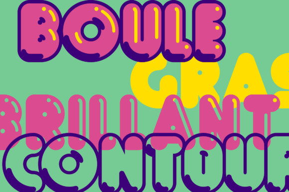 Boule Plus Font - Free Font