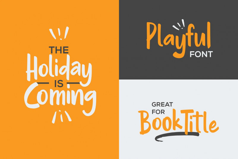 Hollaboi - A Hand-Drawn Brush Font - Free Font