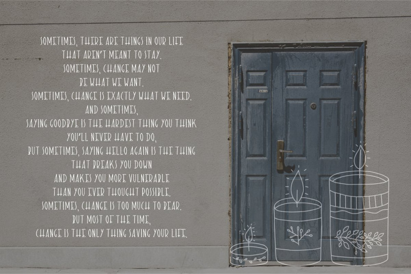 The Secret Door. Cute handdrawn font - Free Font