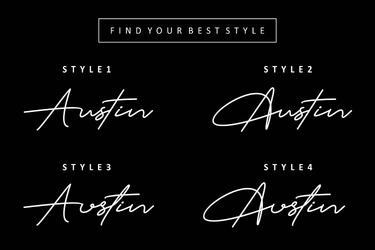 Austin Signature Font - Free Font