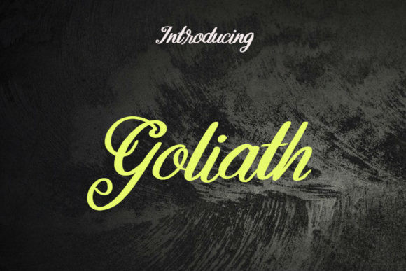 Goliath Font - Free Font