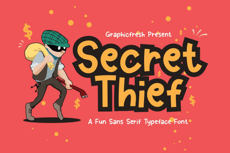 Secret Thief - A Cute Sans Font - Free Font