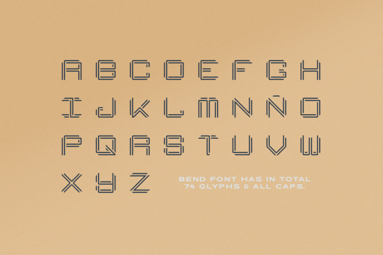 Bend Font - Free Font