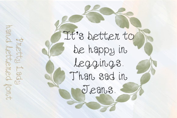 Pretty Lady Font - Free Font