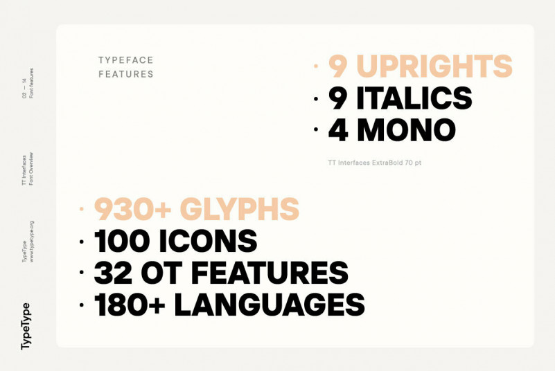 TT Interfaces Font - Free Font