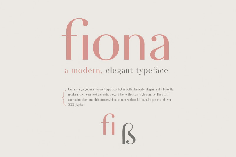 Fiona Font - Free Font