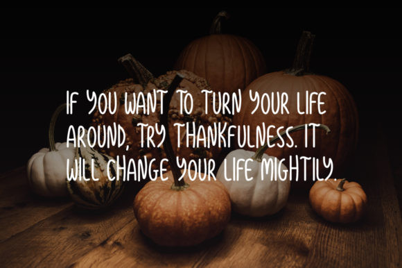 Thanksgiving Font - Free Font