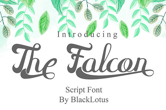 The Falcon Font - Free Font