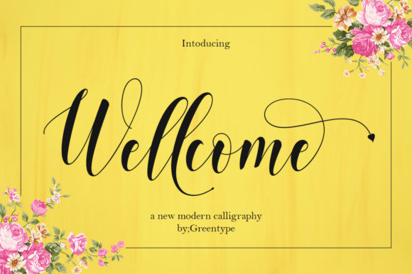 Wellcome Font - Free Font