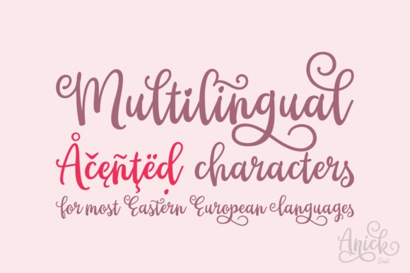 Anick Font - Free Font