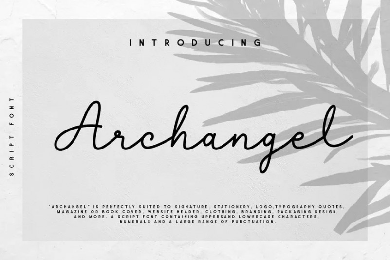 Archangel Monoline Font - Free Font