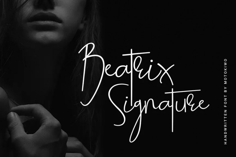 Beatrix Signature Font - Free Font