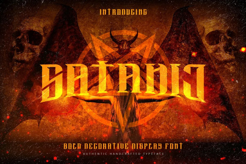 Satanic Font - Free Font